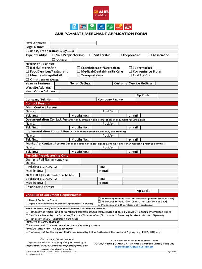 Wechat Pay and Alipay - Aub Form | PDF | Point Of Sale | Qr Code