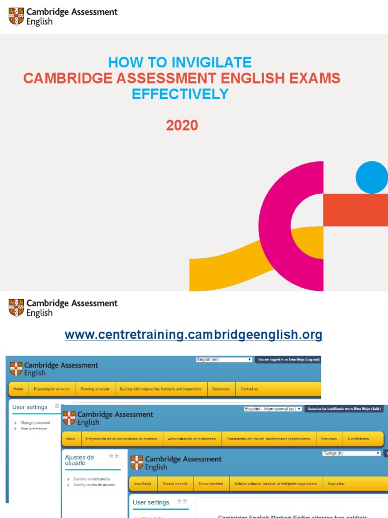 Invigilator Training Fronter Version - January 2020 | PDF | Identity ...