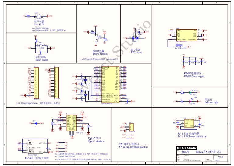original-schematic-STM32F401CEU6 WeAct Black Pill V3.0 | PDF original-schematic-STM32F401CEU6 WeAct Black Pill V3.0 | PDF