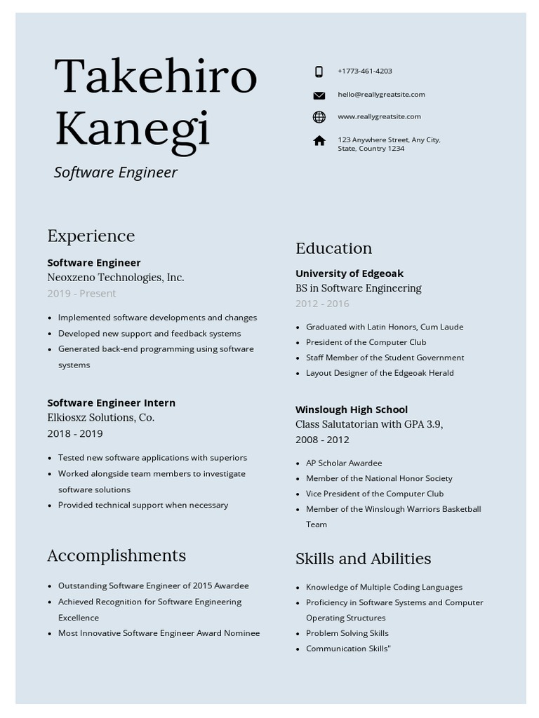 Takehiro Kanegi: Education Experience | PDF | Software Engineering ...