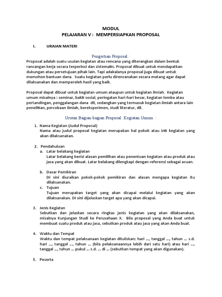 Modul Bab 5-Pert 1 - 4 | PDF