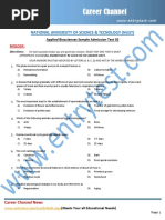 University of Lahore UOL Entry Test Sample Paper | PDF | Common Cold ...