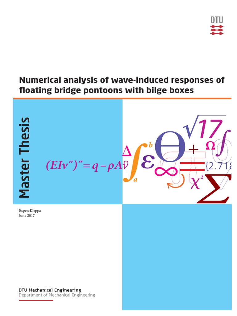 Master Thesis Final Espen Kleppa-1 | PDF | Drag (Physics) | Waves