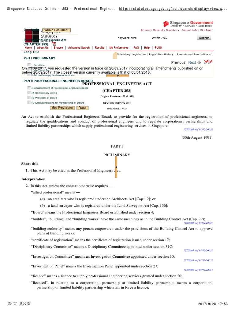 1 Professional Engineers Act | Download Free PDF | Engineer | Partnership