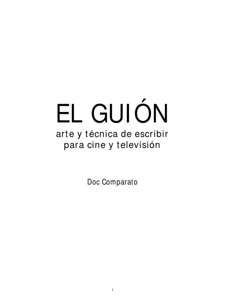 El Guion, Doc Comparato | PDF