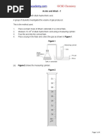 Example Jotter & Lab Report Writing PDF | PDF | Zinc | Hydrochloric Acid