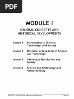 Module 1 Chapter 1 Introduction To STS Science Technology and Society PDF | PDF | Science | Human
