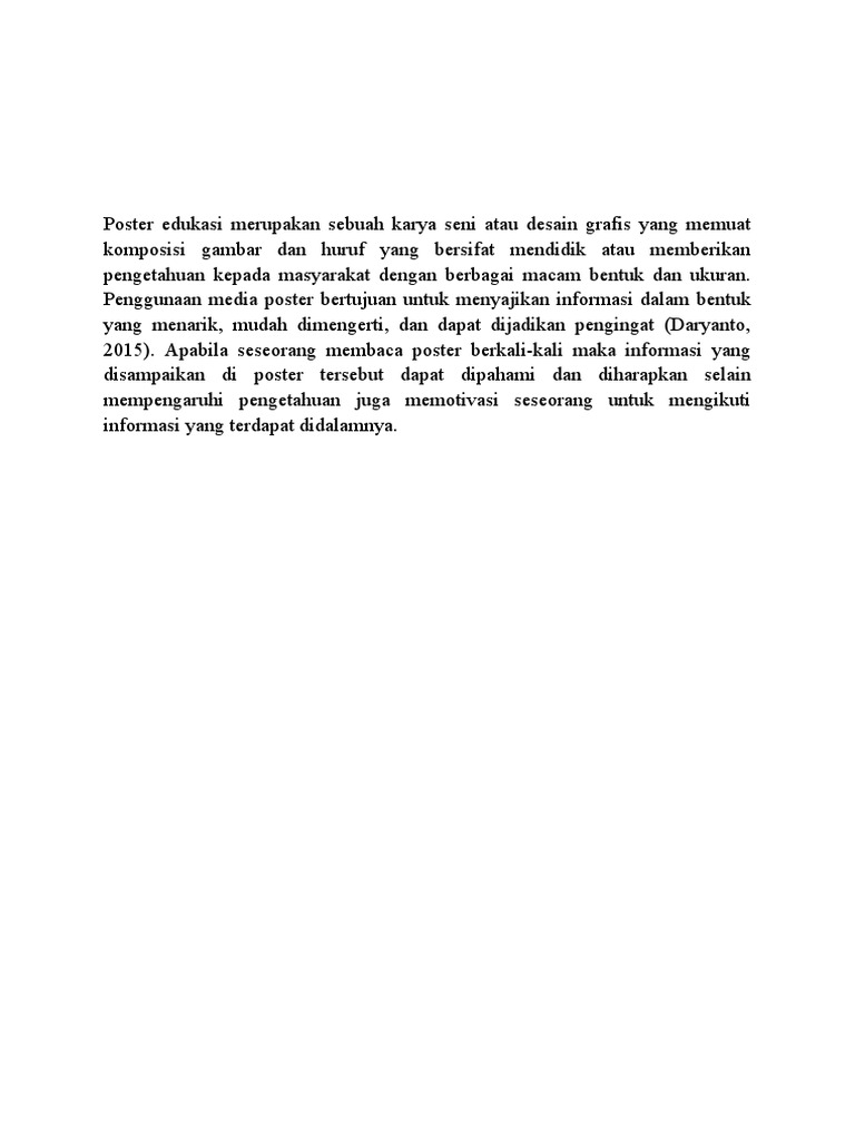 Poster Edukasi | PDF