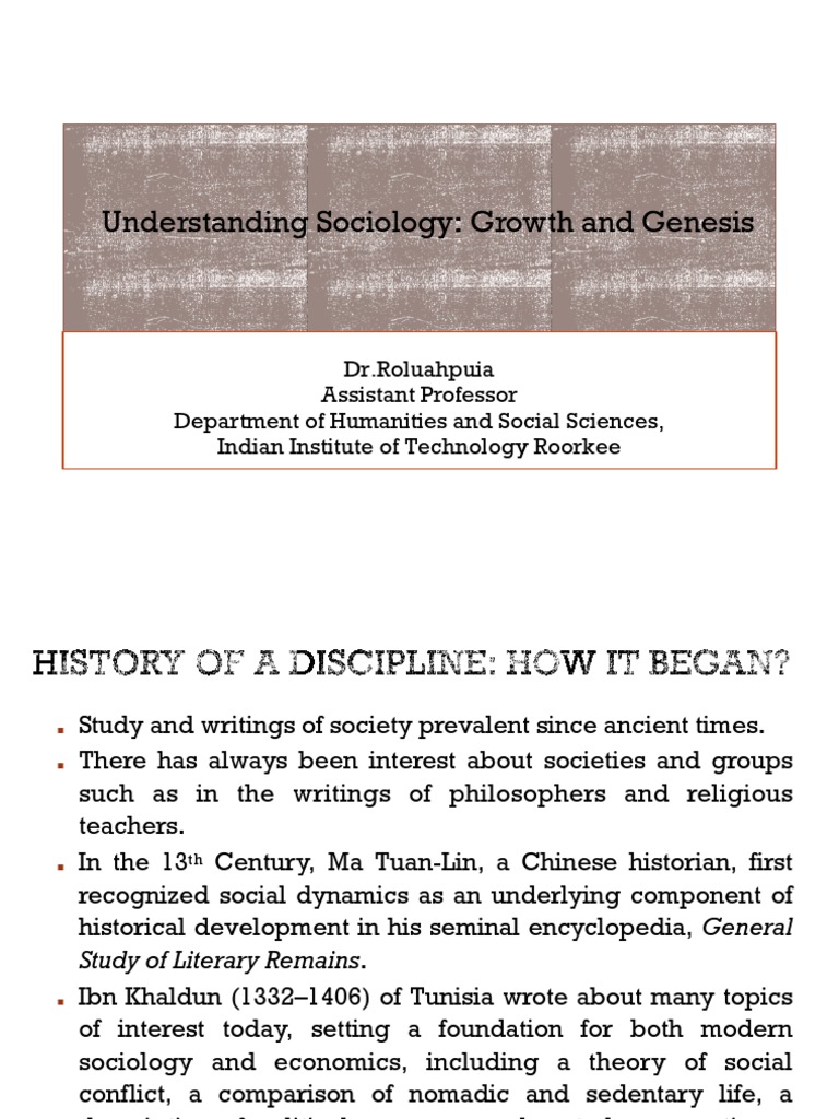 History of Sociology | PDF | Age Of Enlightenment | Sociology