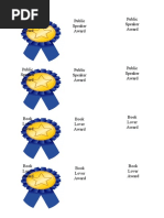 21 Ribbon Awards | PDF