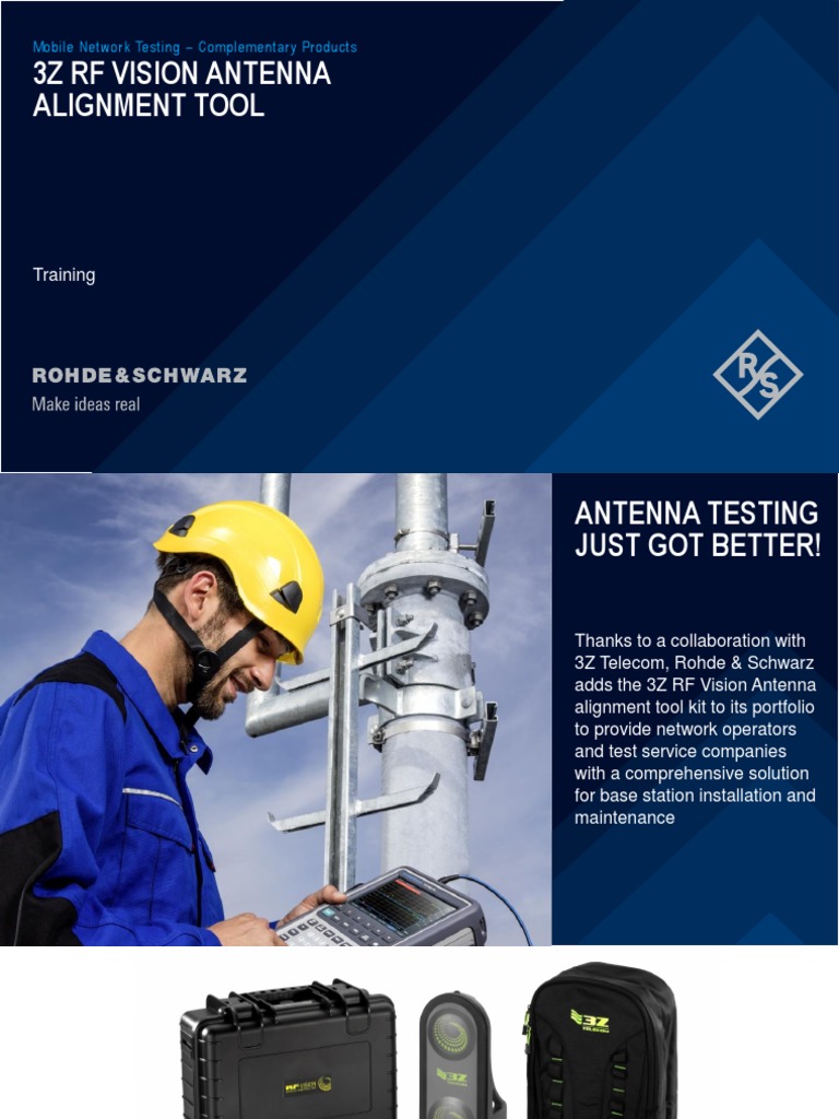 3Z RF Vision Antenna Alignment Tool: Mobile Network Testing ...