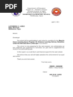 Letter of Intent Deped | PDF