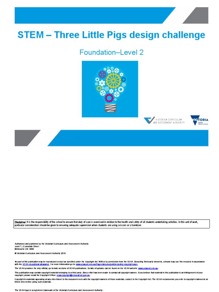 Three Little Pigs Design Challenge | PDF | Rubric (Academic ...