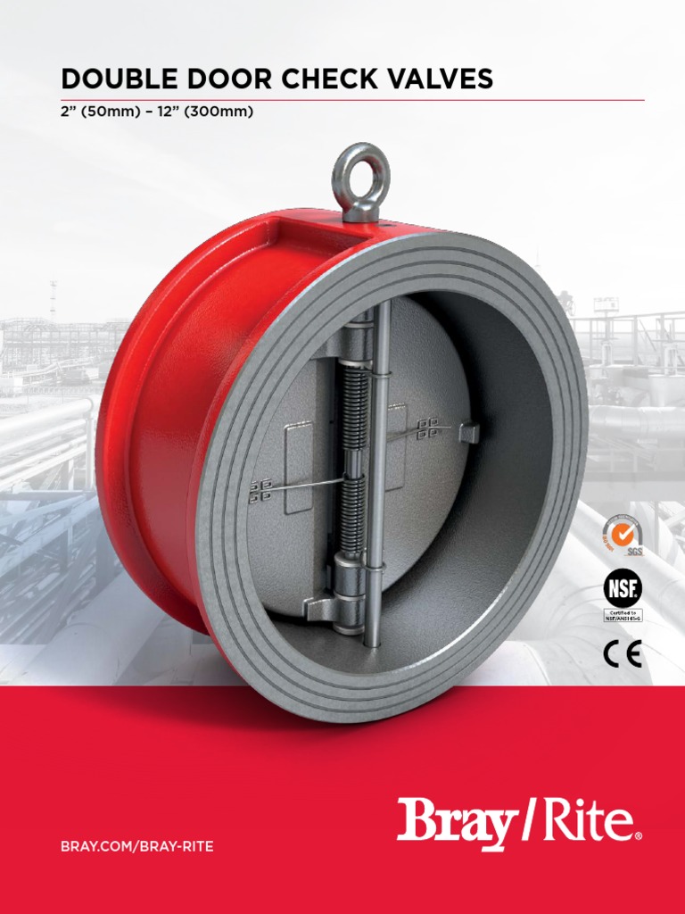 Double Door Check Valve | PDF | Valve | Pressure