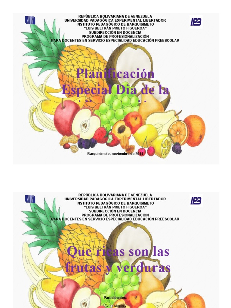 Planificación La Alimentación | PDF | Alimentos | Aprendizaje