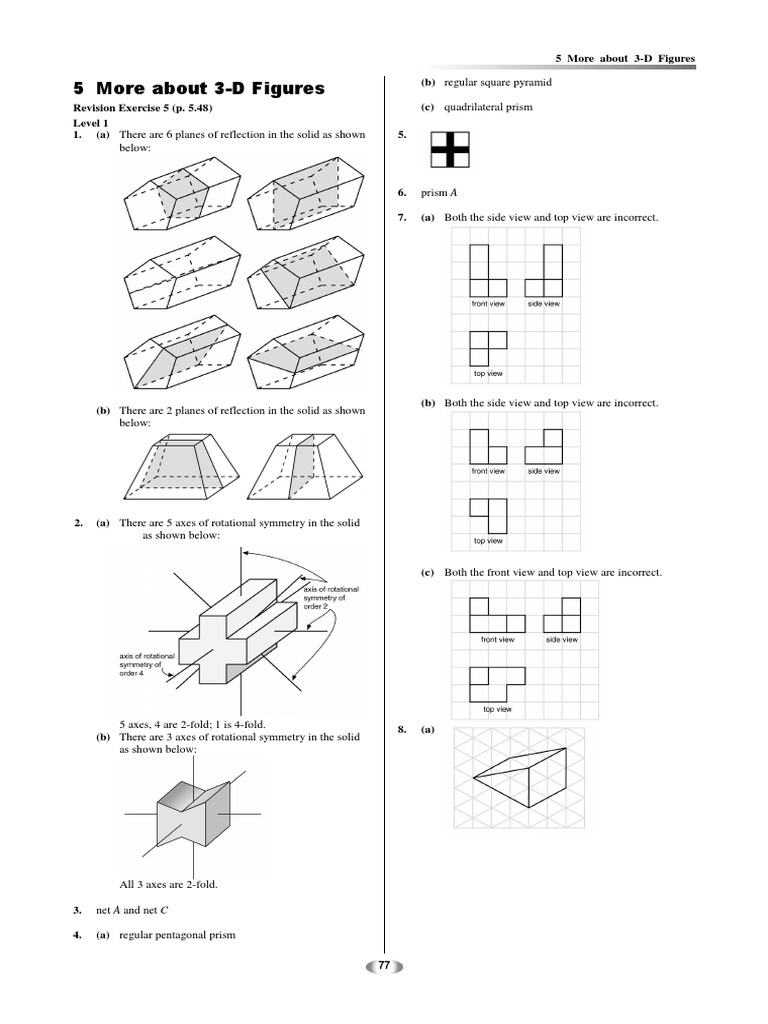 3A05 Exercise E Full Solution | PDF | Angle | Convex Geometry