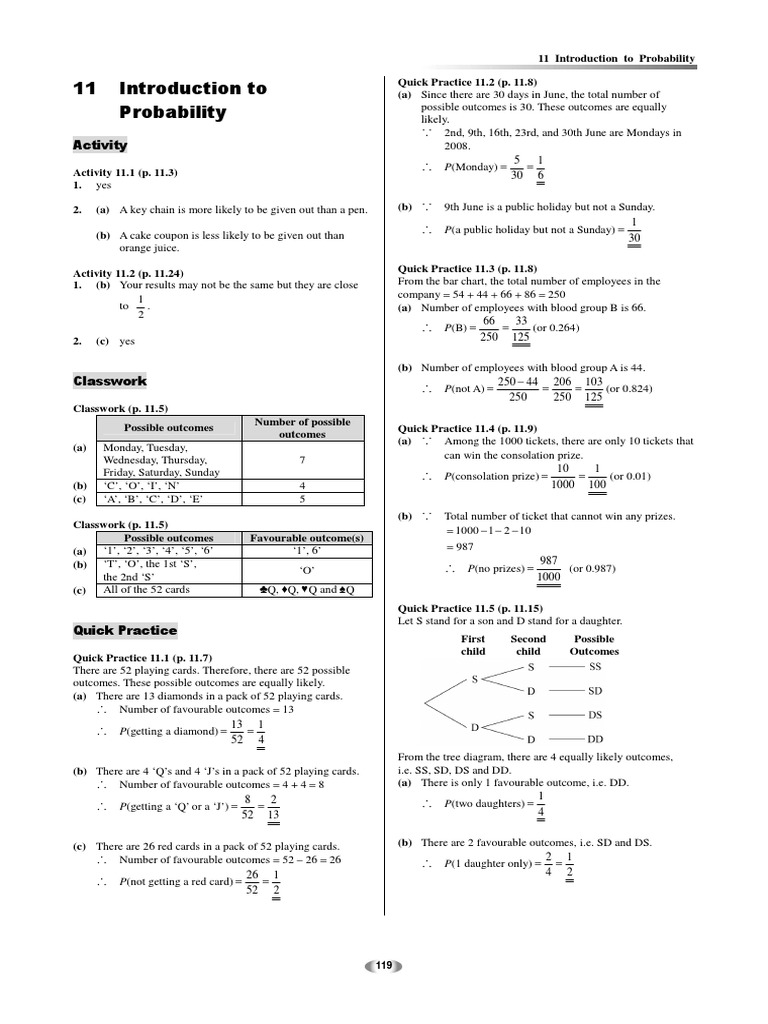 3B11 - Exercise - E - Full Solution | PDF | Probability | Teaching ...
