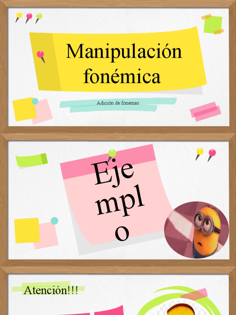 Actividades de Manipulación Fonémica | PDF
