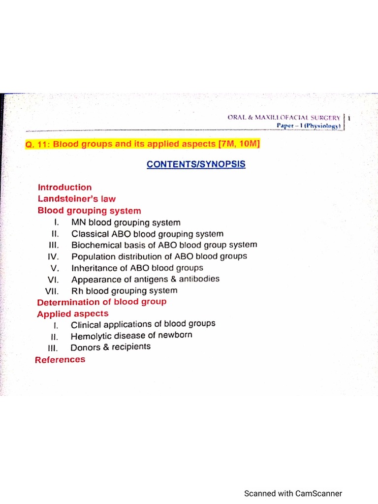 Blood Group | PDF