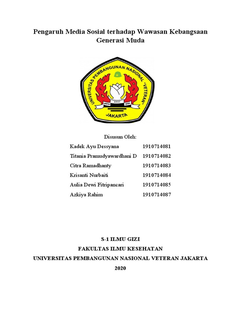 Pengaruh Media Sosial Terhadap Wawasan Kebangsaan Generasi Muda | PDF | Politik