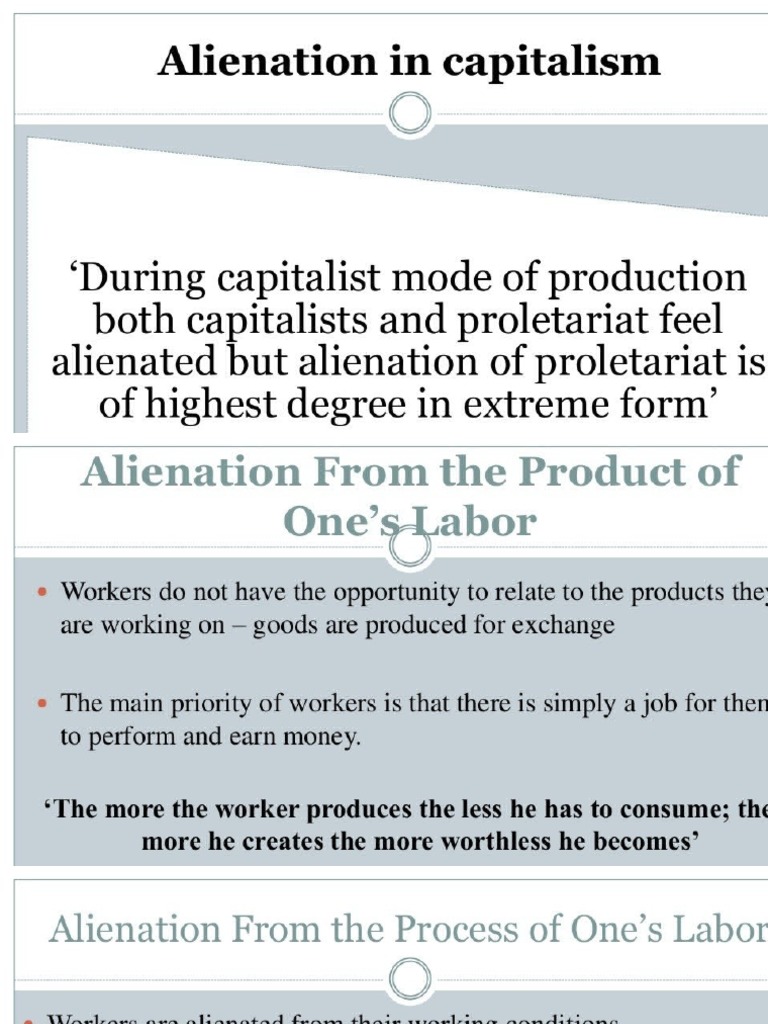 Alienation at Workplace - 3 | PDF