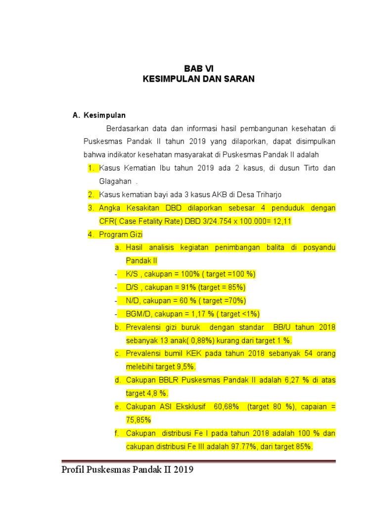 BAB V Kesimpulan Dan Saran | PDF