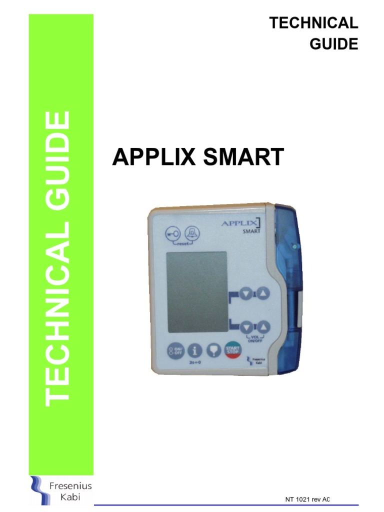 Fresenius Applix Smart - Service Manual | PDF | Power Supply | Calibration