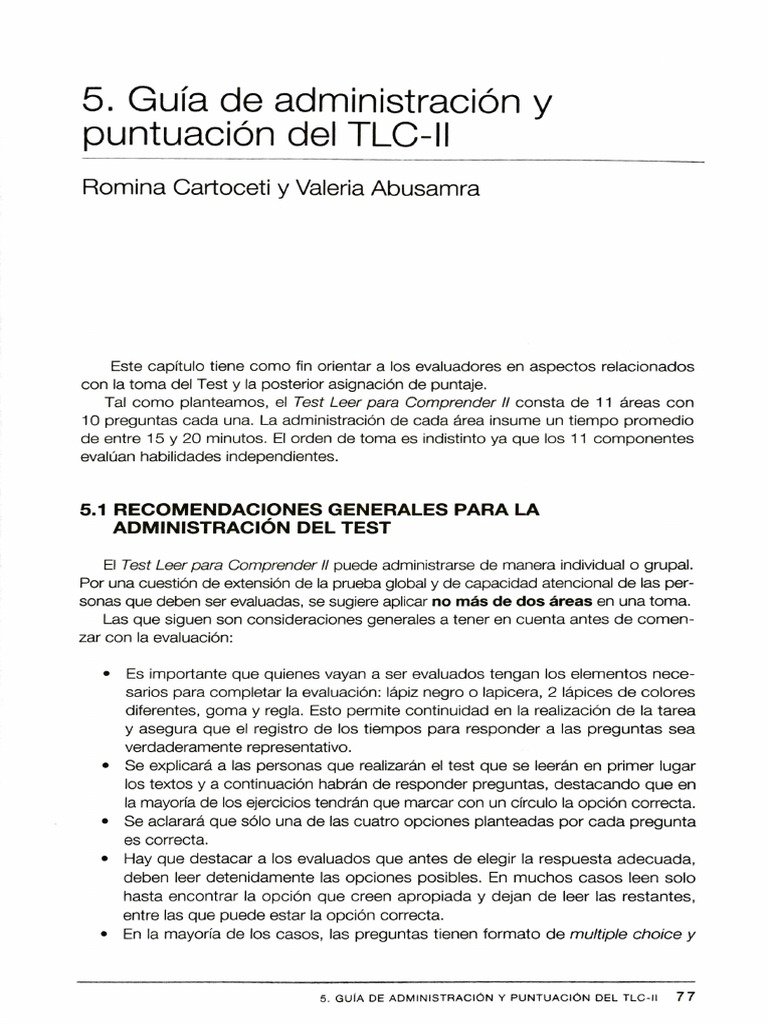 TLC 2 para Puntuar Secundaria | PDF