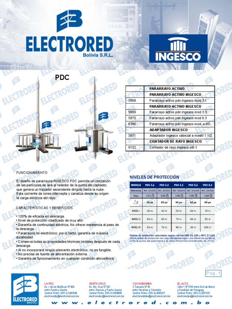 Eb Ingesco Catalogo | PDF | Relámpago | Naturaleza