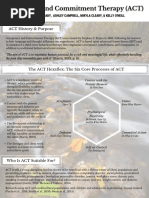 ACT Case Formulation Template v2.0 | PDF | Thought | Self