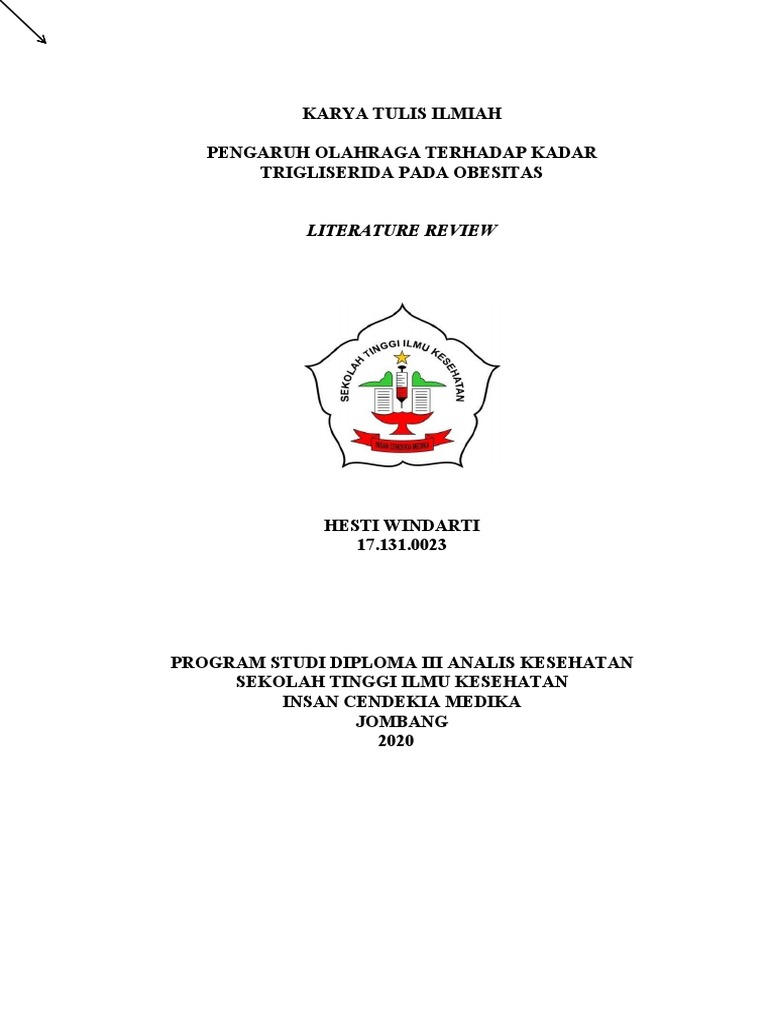 Kti D3 Analis Kesehatan LR | PDF | Triglyceride | Adipose Tissue