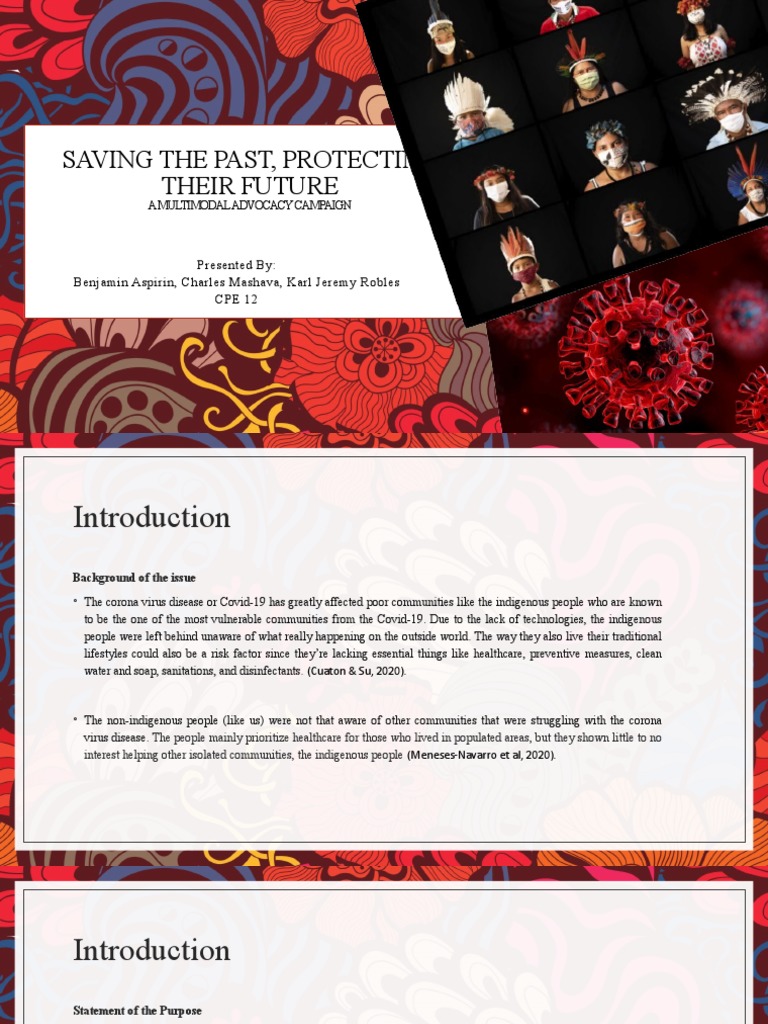 Saving The Past, Protecting Their Future: A Multimodal Advocacy ...