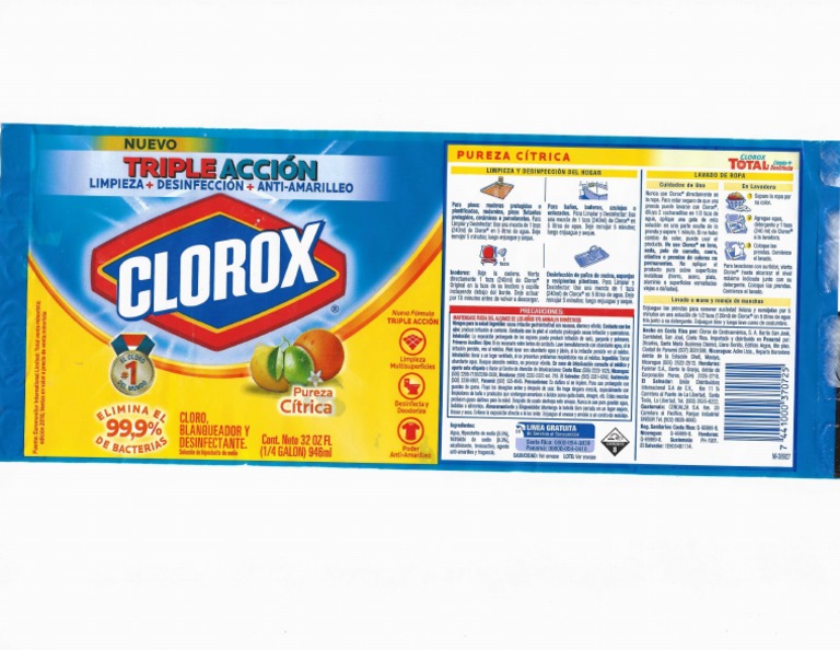 Etiqueta Clorox | PDF