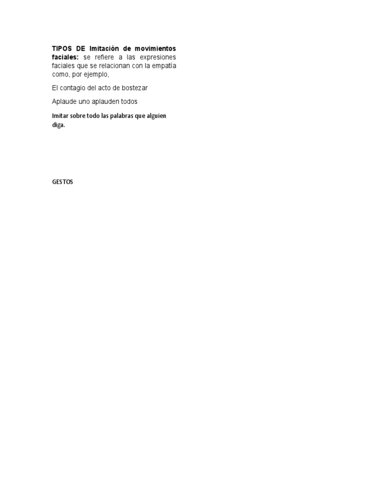 Tipos de Imitaciones | PDF