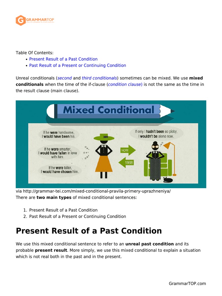 Mixed Conditionals | PDF | Morphology | Language Mechanics