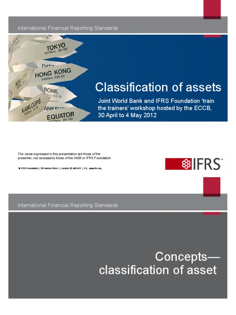 Classification of Assets | PDF | Intangible Asset | International ...