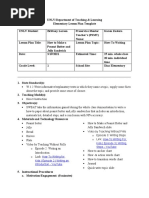 Grade 7 Recipe Writing Lesson Plan | PDF | Learning | Vocabulary
