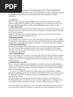 Good Morning Format-1 | PDF | Love