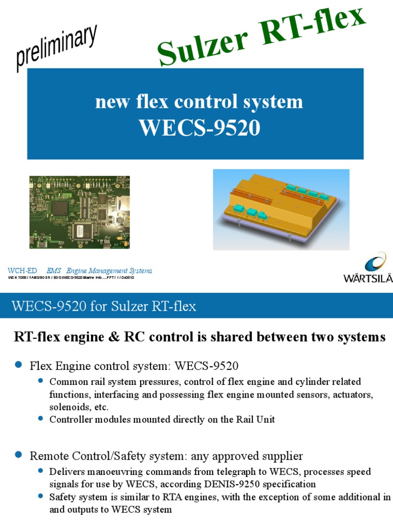 WECS-9520 For Sulzer RT-flex - 1 | PDF | Vehicle Parts | Propulsion