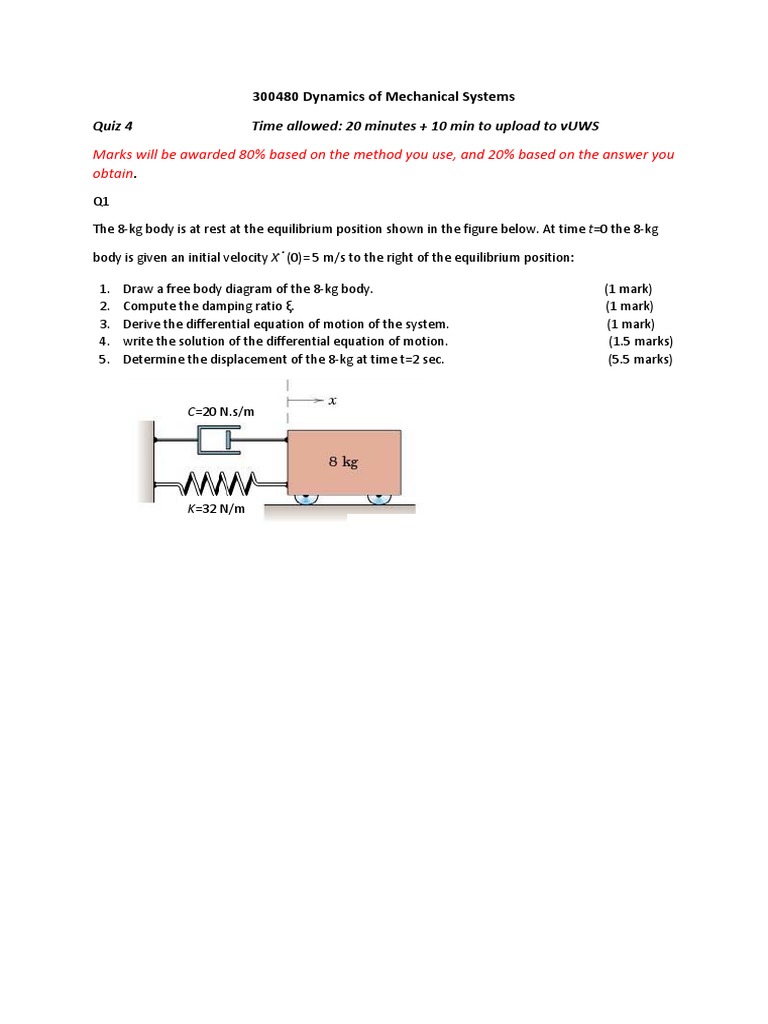 Quiz 4 DMS 2020 S3 | PDF