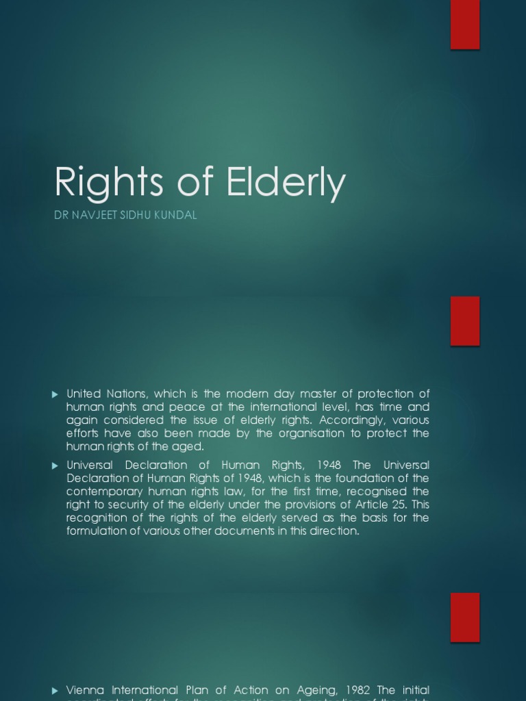 Rights of Elderly | PDF | Human Rights | United Nations