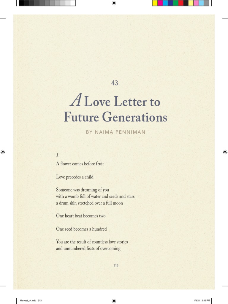 A Love Letter To Future Generations | PDF | Horticulture And Gardening ...