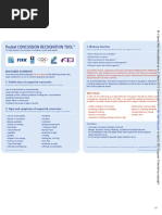 Post Concussion Test PCSS PDF | PDF | Concussion | Nervous System