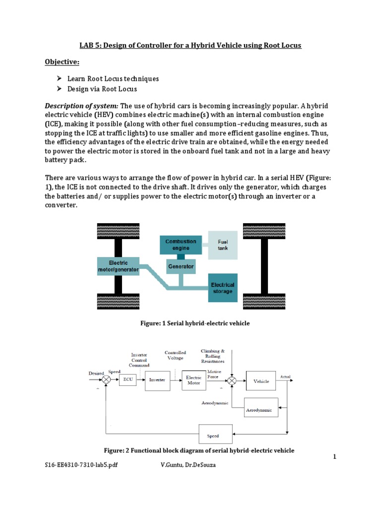 Description of System: The Use of Hybrid Cars Is Becoming Increasingly ...