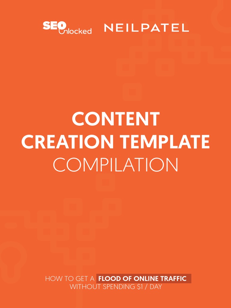 8 Content Creation Template | PDF | Screenshot | Search Engine Optimization