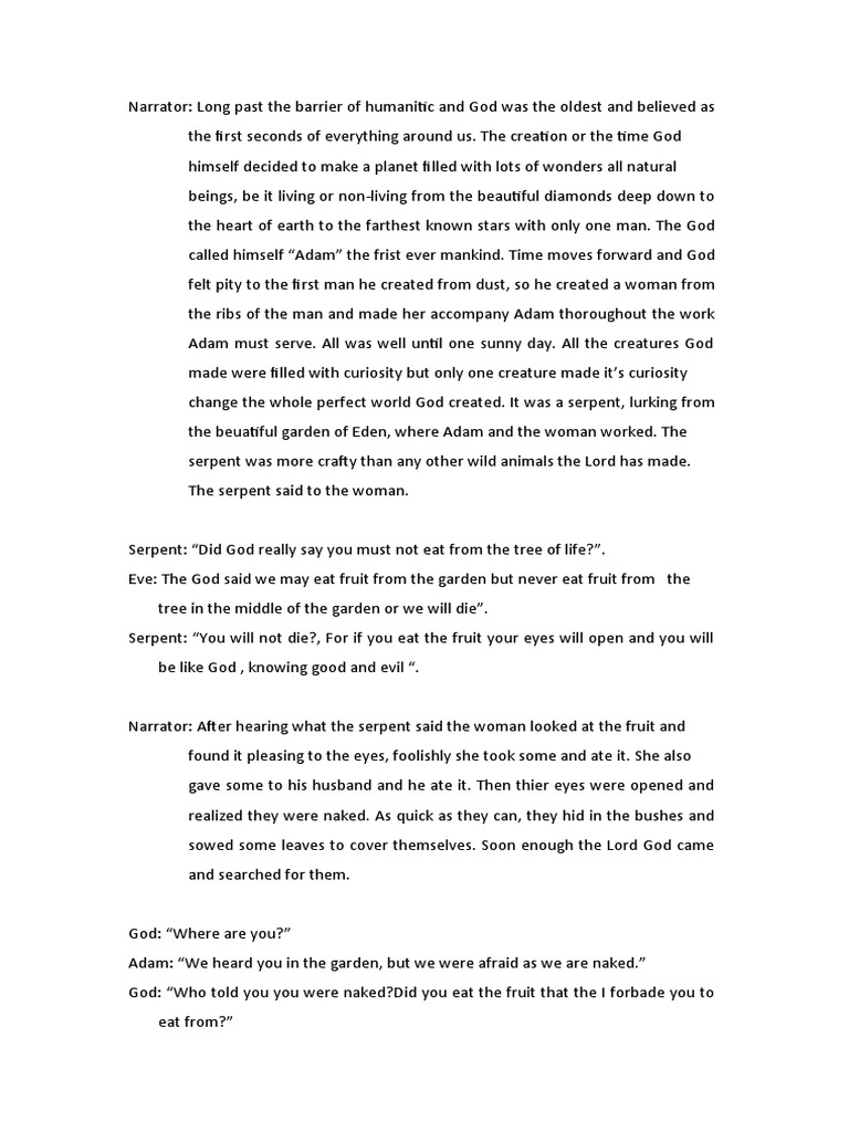 The Tree of Life | PDF | Adam | Serpents In The Bible