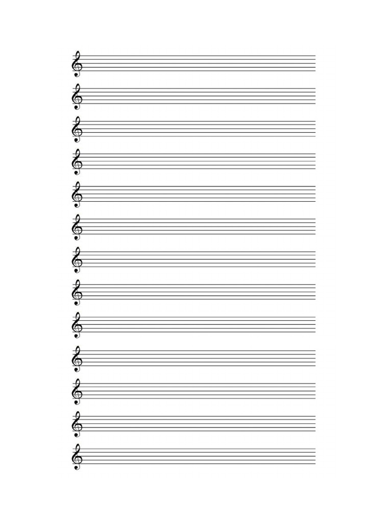 Hoja Pentagramada | PDF