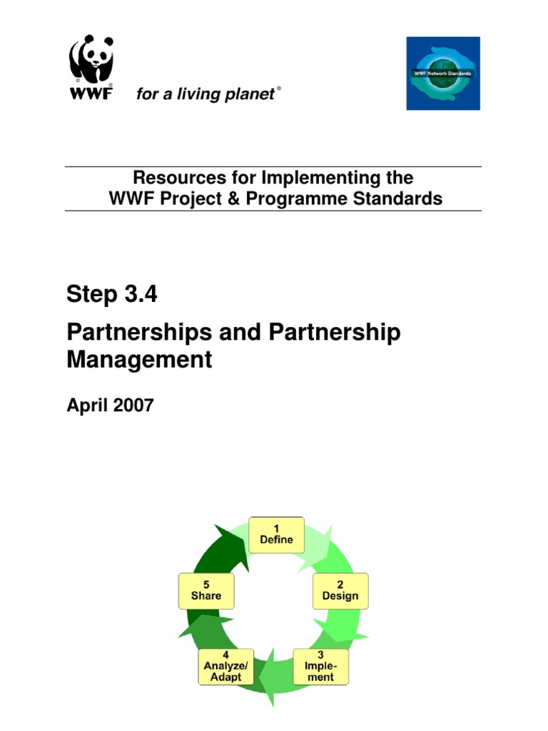 WWF Partnership Management Guide | PDF | Partnership | Governance