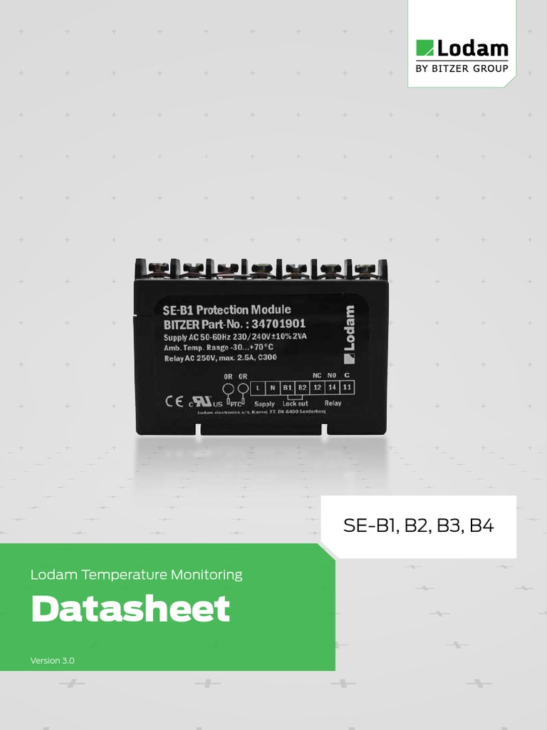 Datasheet: SE-B1, B2, B3, B4 | PDF | Relay | Switch
