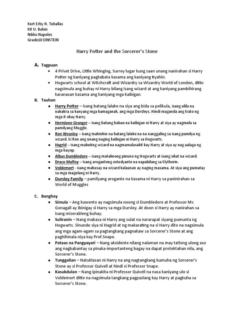 Filipino Homework | PDF